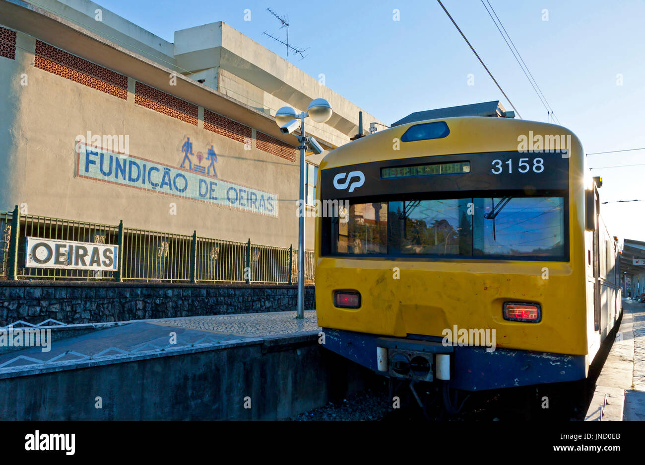 Cascais lisbon train hi-res stock photography and images - Alamy