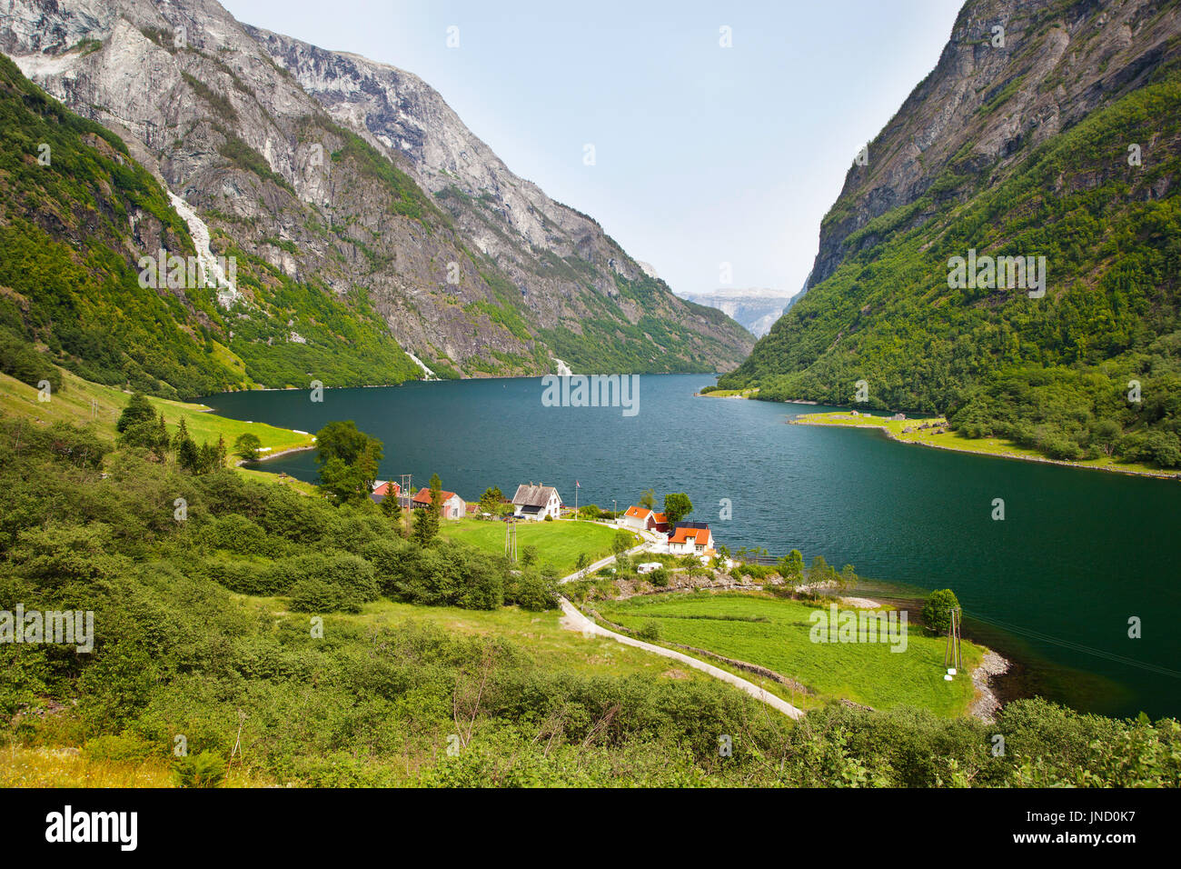 Tourism naeroy fjord hi-res stock photography and images - Alamy