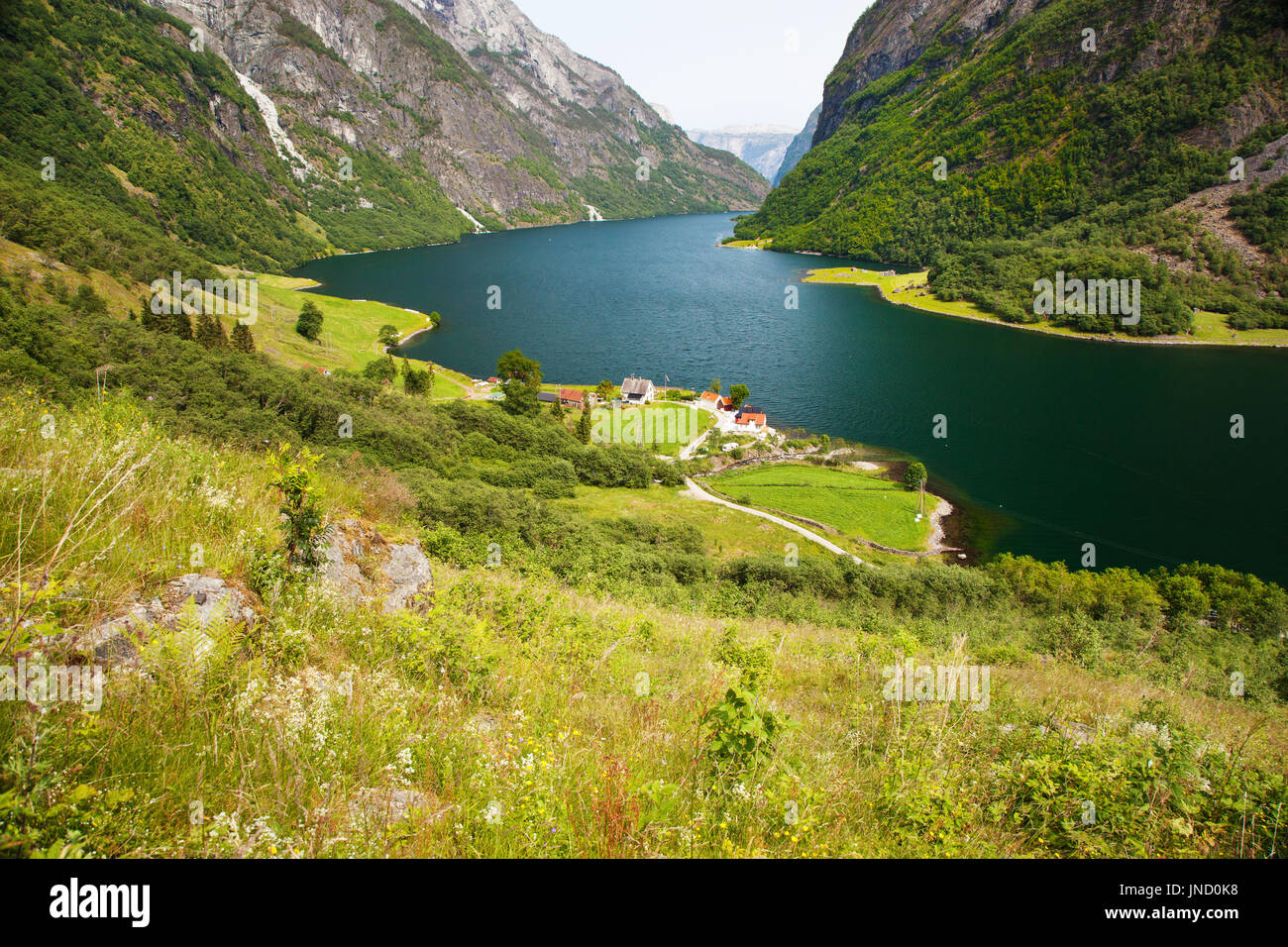 Tourism naeroy fjord hi-res stock photography and images - Alamy