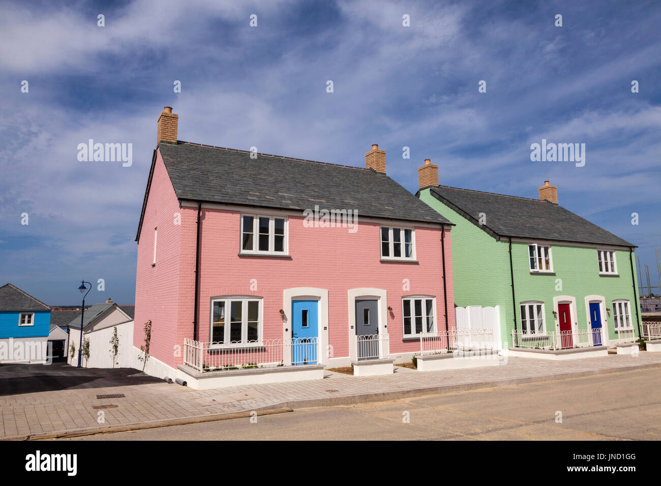 Houses on the Nansledan 540 acre new build housing project at Newquay ...