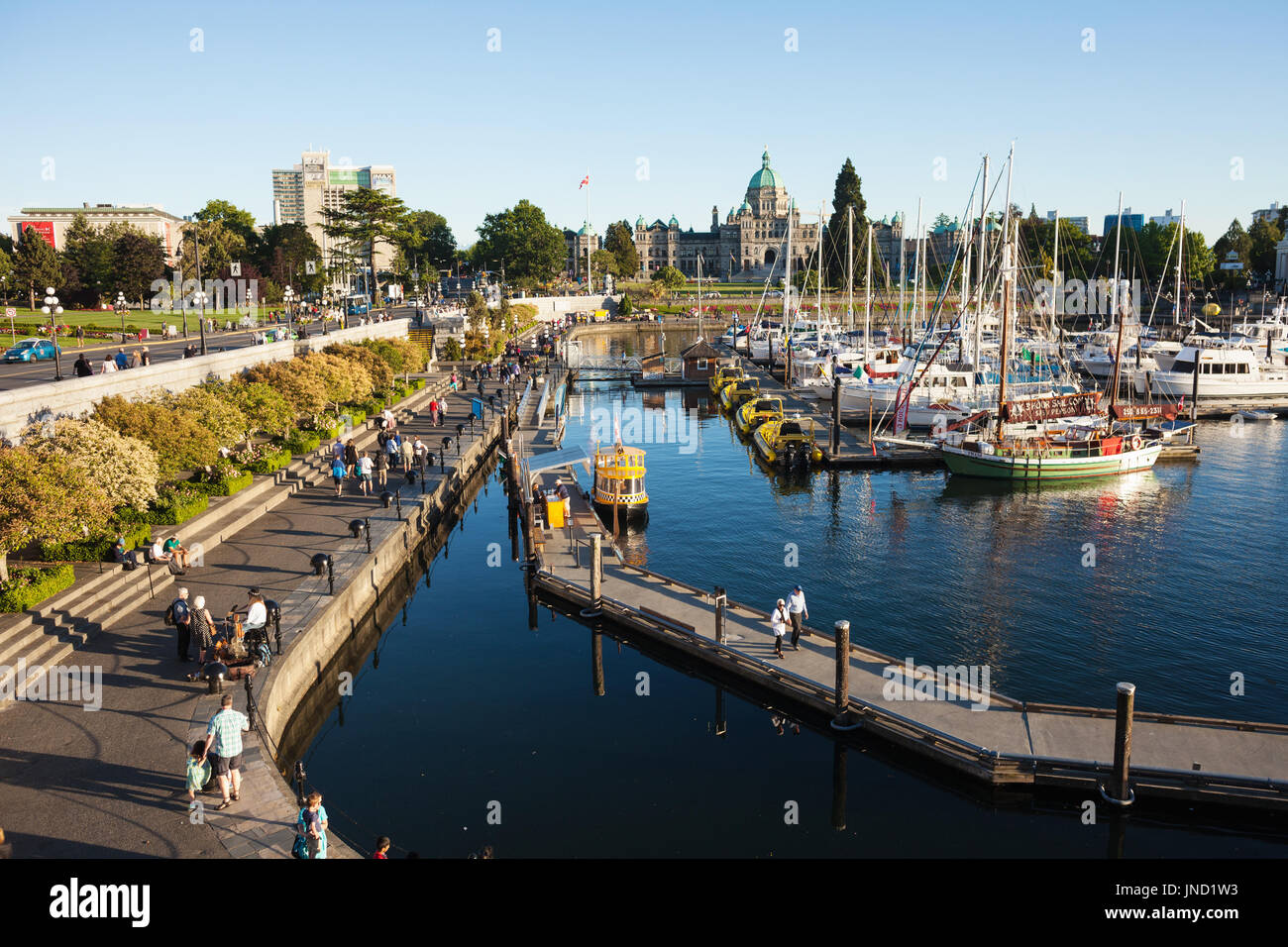 Victoria's Inner Harbour. Victoria BC Canada Stock Photo - Alamy