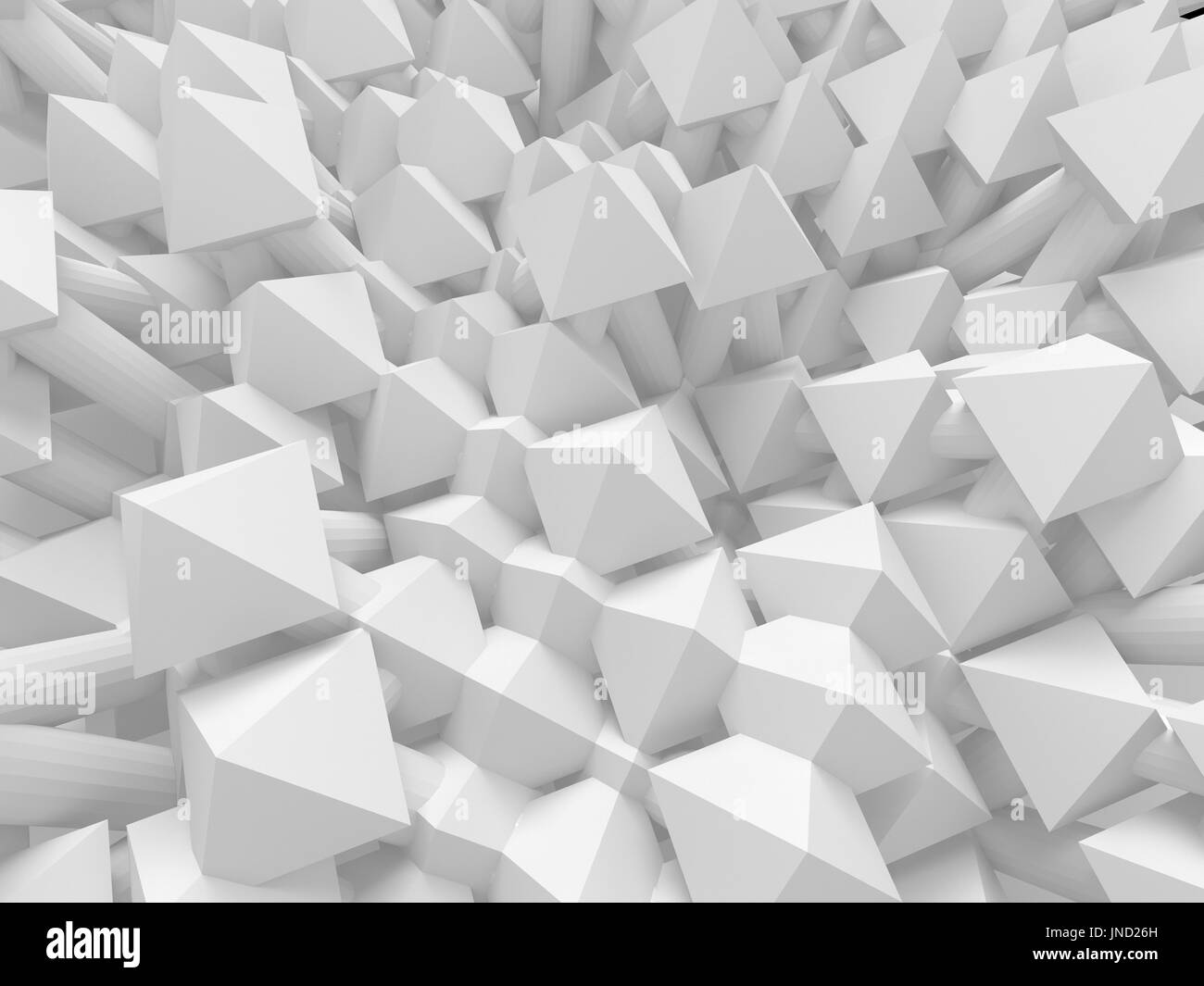 Abstract white 3d background Stock Photo - Alamy