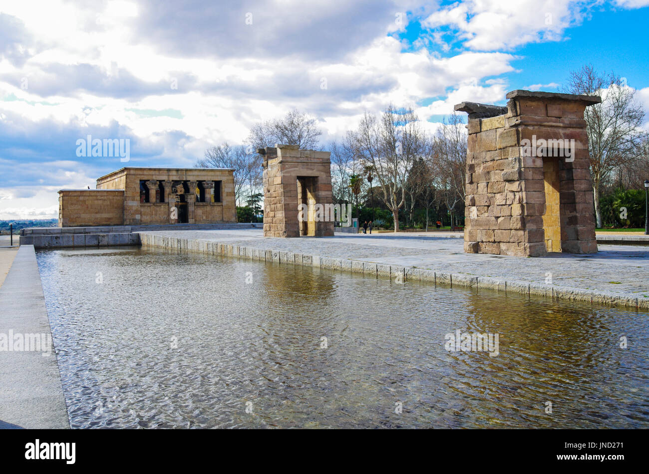 Images from the Temple of Debod, Madrid Stock Photo - Alamy