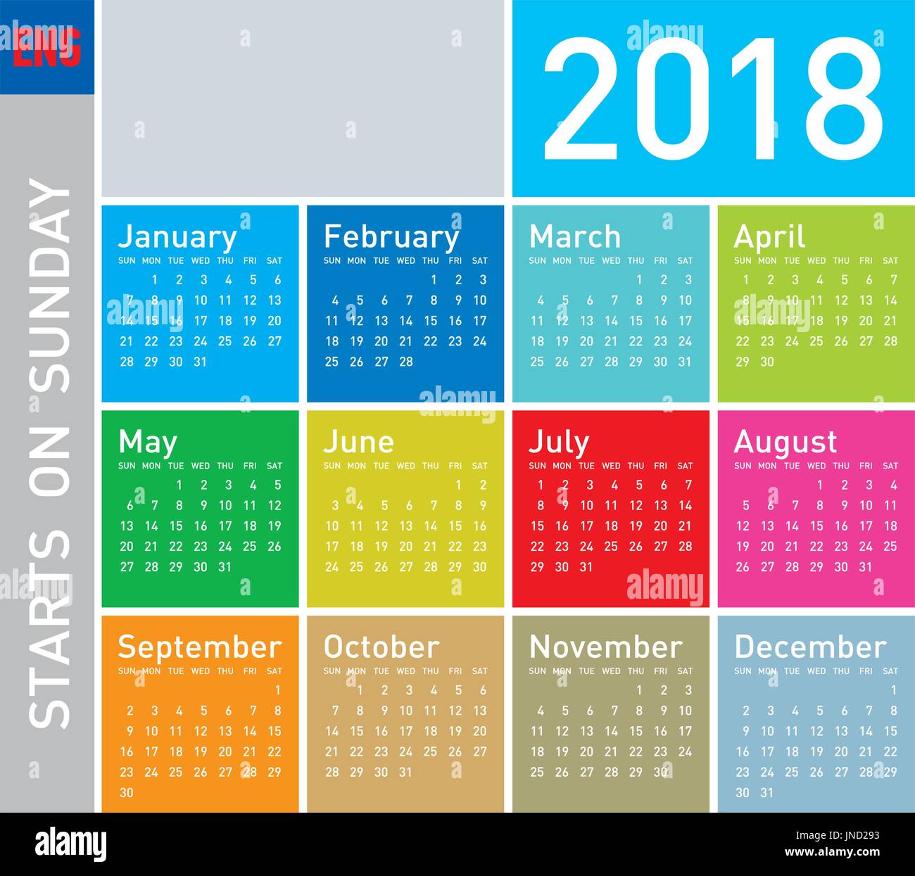 Days month in calendar Stock Vector Images - Alamy
