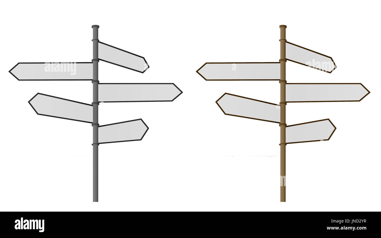 Direction road boards hi-res stock photography and images - Alamy