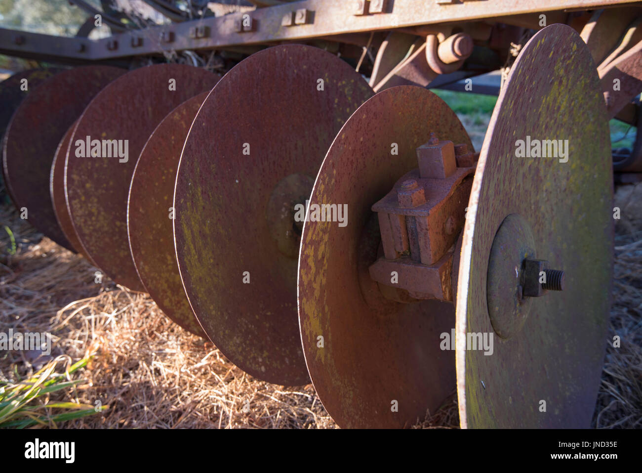 Rusty old plough hi-res stock photography and images - Alamy