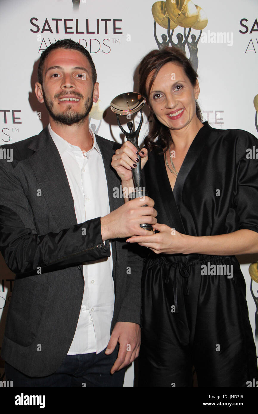 Nebojsa Glisic, Ivana Antic 02/23/2014 The 18th Annual Satellite Awards ...
