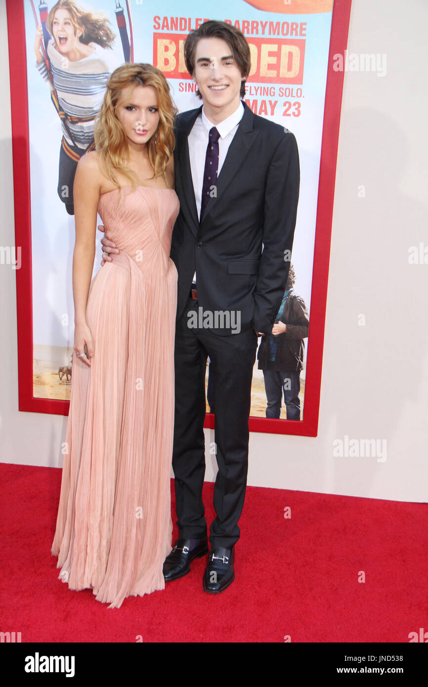 Bella Thorne, Zak Henri 05/21/2014 Los Angeles premiere of "Blended ...