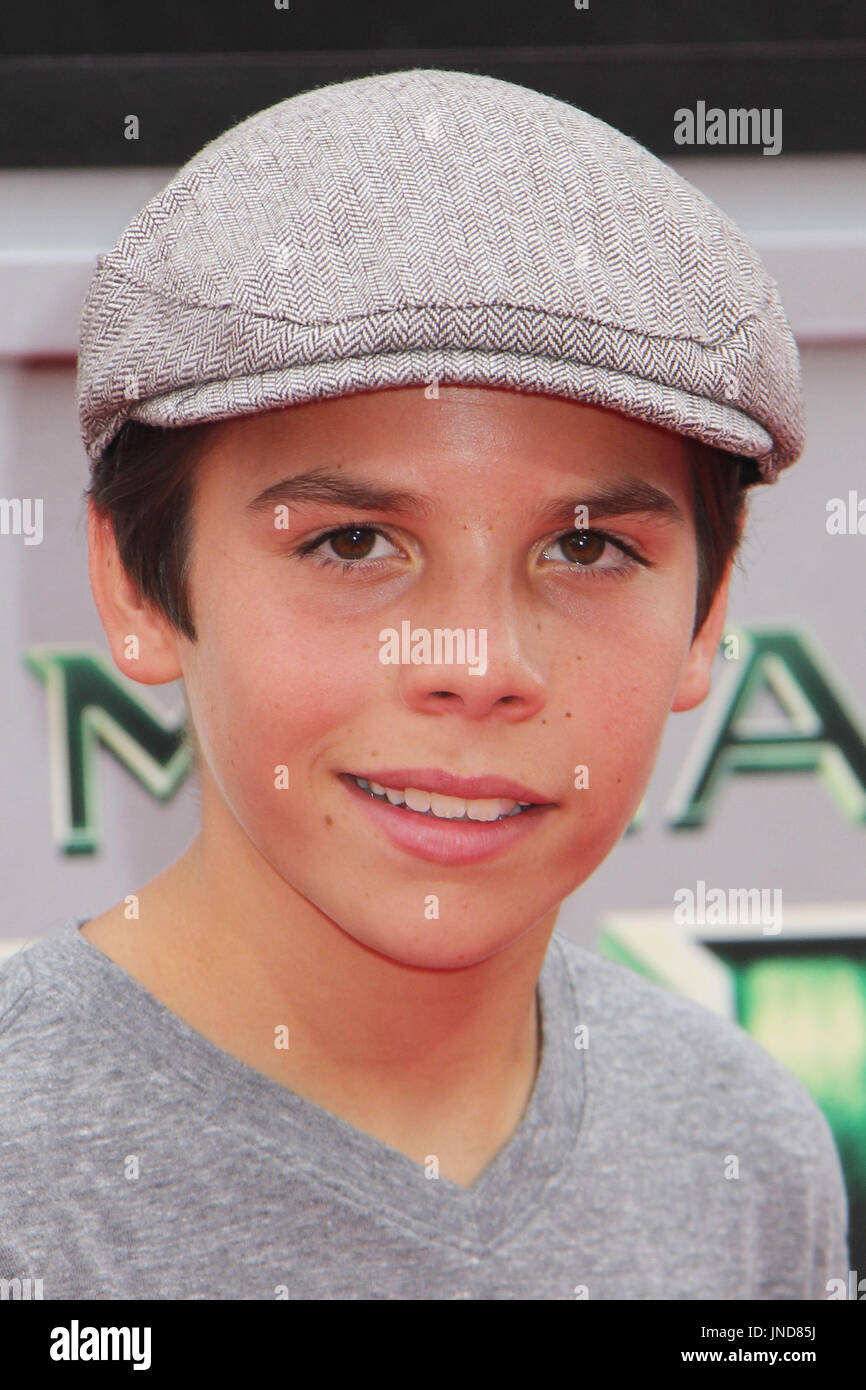 Bretton Manley 08/03/2014 "Teenage Mutant Ninja Turtles" Premiere held ...