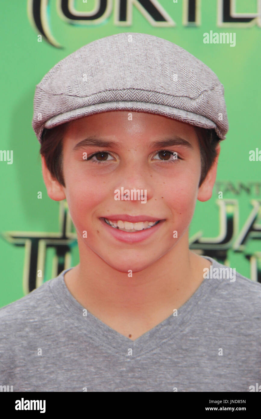Bretton Manley 08/03/2014 "Teenage Mutant Ninja Turtles" Premiere held ...