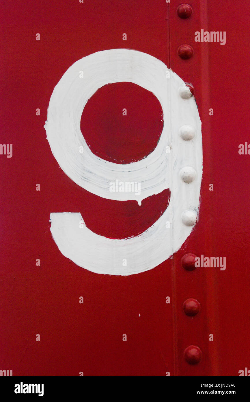 Red numeral hi-res stock photography and images - Alamy