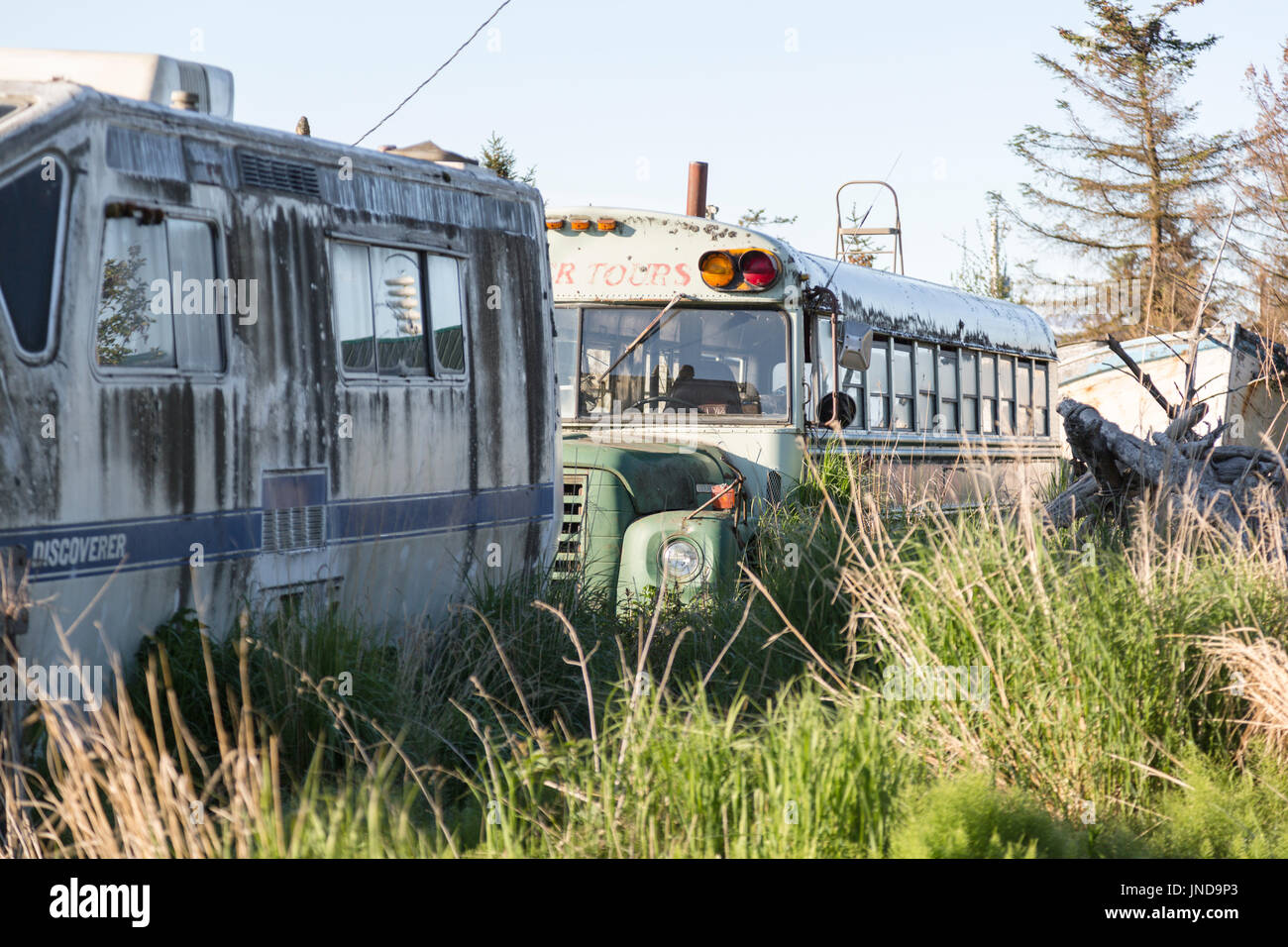 Old rv hi-res stock photography and images - Alamy