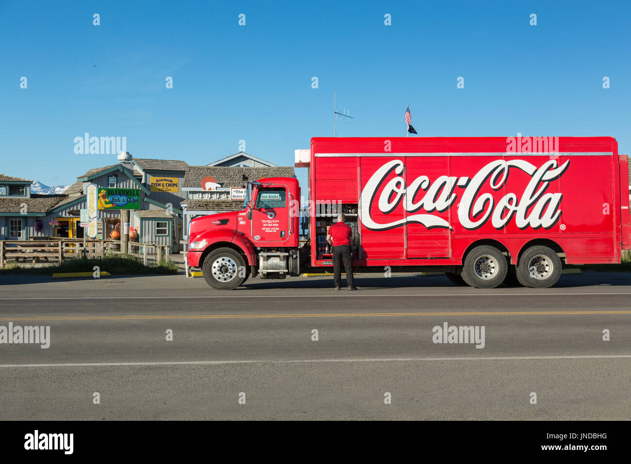 Coca cola trucks hi-res stock photography and images - Alamy