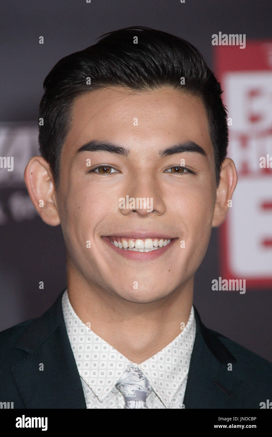 Ryan Potter 11/04/2014 "Big Hero 6" Premiere held at the El Capitan ...