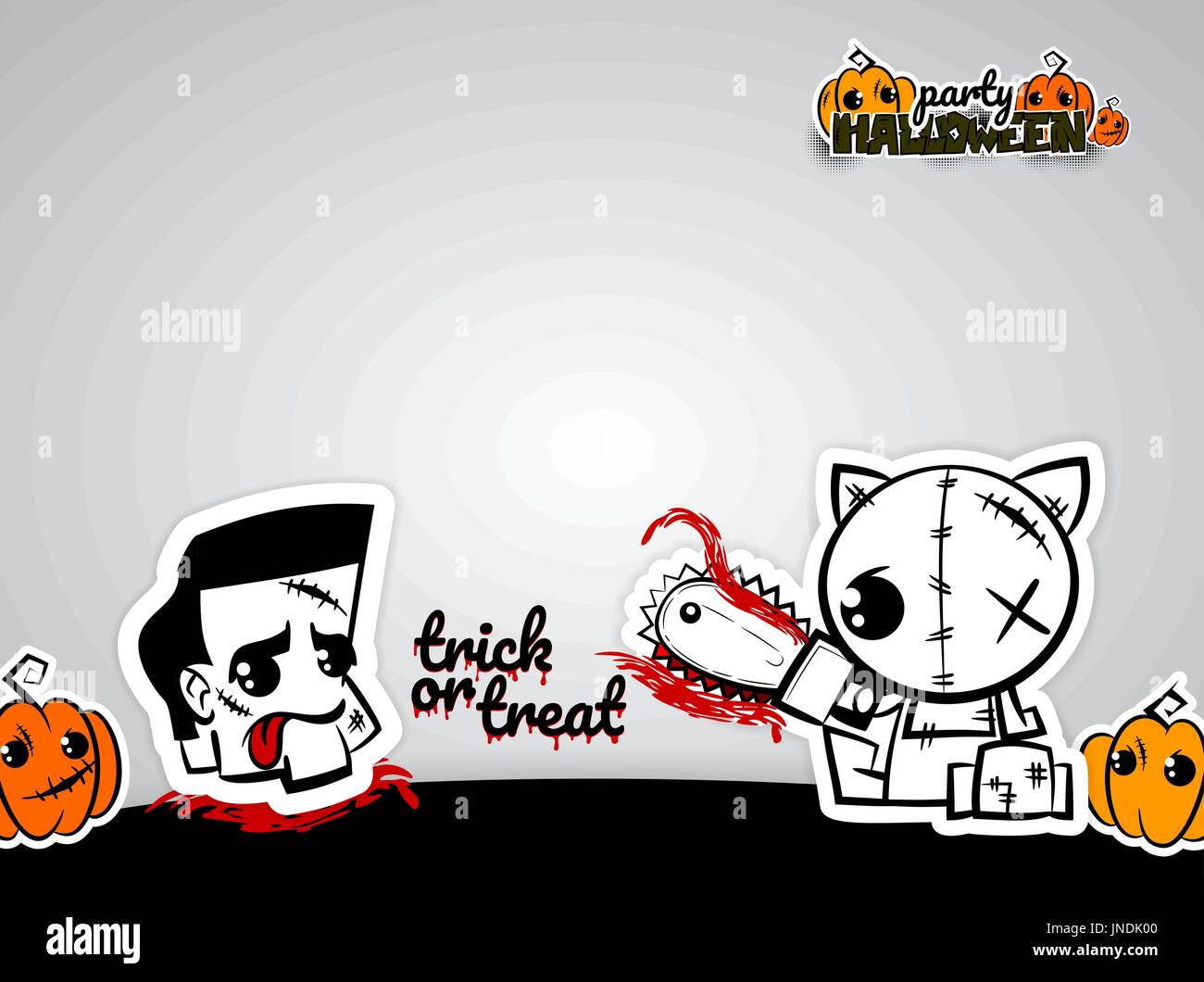 Helloween evil cat voodoo doll pop art comic Stock Vector Image & Art ...