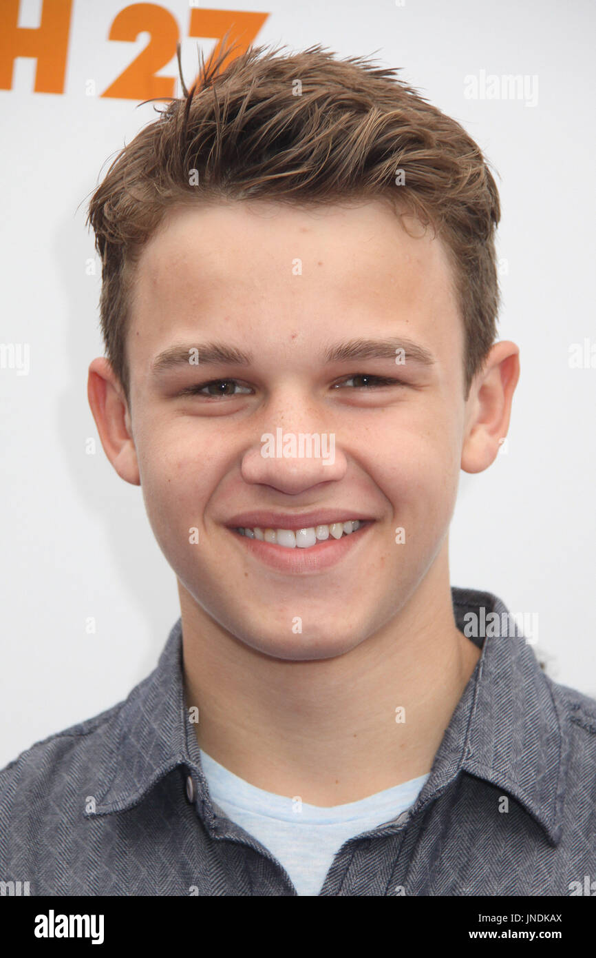 Gavin MacIntosh 03/22/2015 "Home" Premiere held at the Regency Village ...