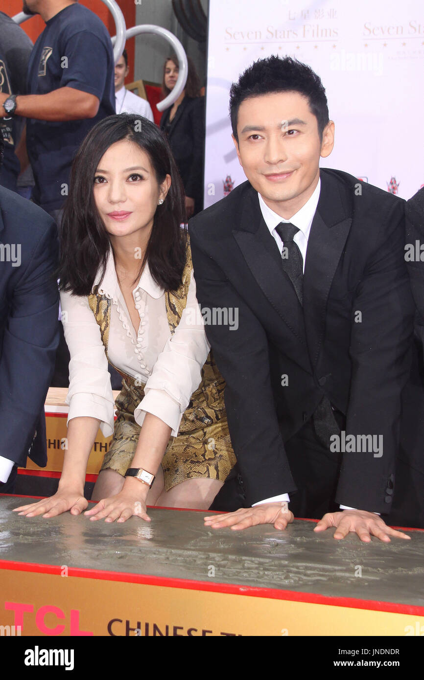 Justin Lin, Zhao Wei, Huang Xiaoming 06/03/2015 88th Birthday Commemoration Of TCL Chinese ...