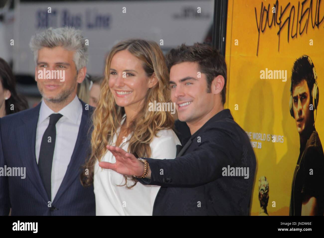 Max Joseph, Meaghan Oppenheimer, Zac Efron 08/20/2015 The Los Angeles ...