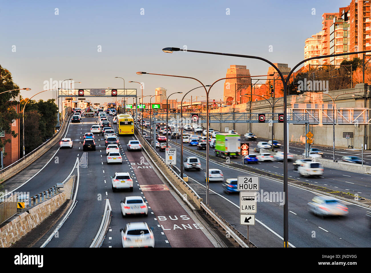 Traffic merge australia hi-res stock photography and images - Alamy
