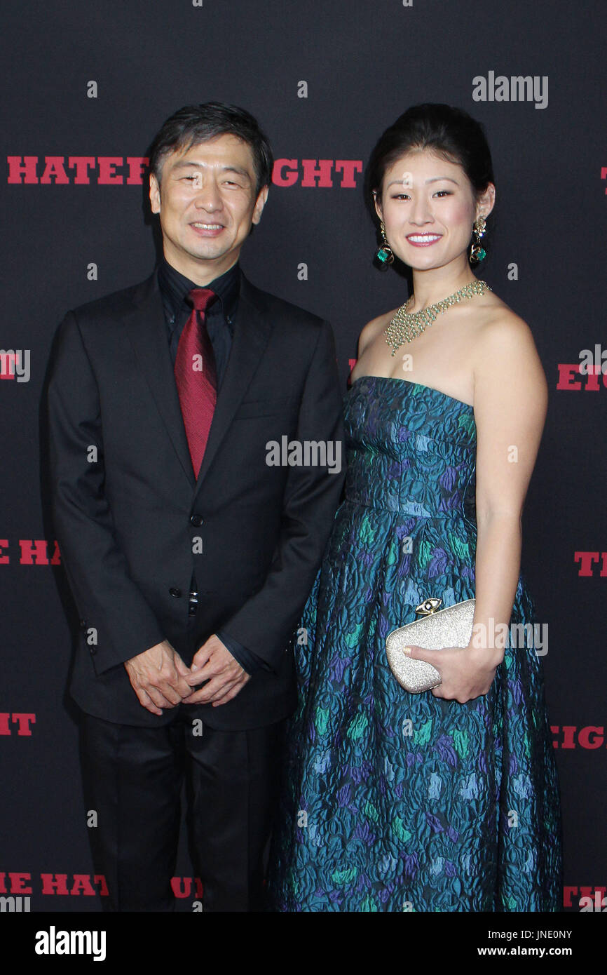 Yohei Taneda, Junko Goda 12/07/2015 "The Hateful Eight" Premiere held ...