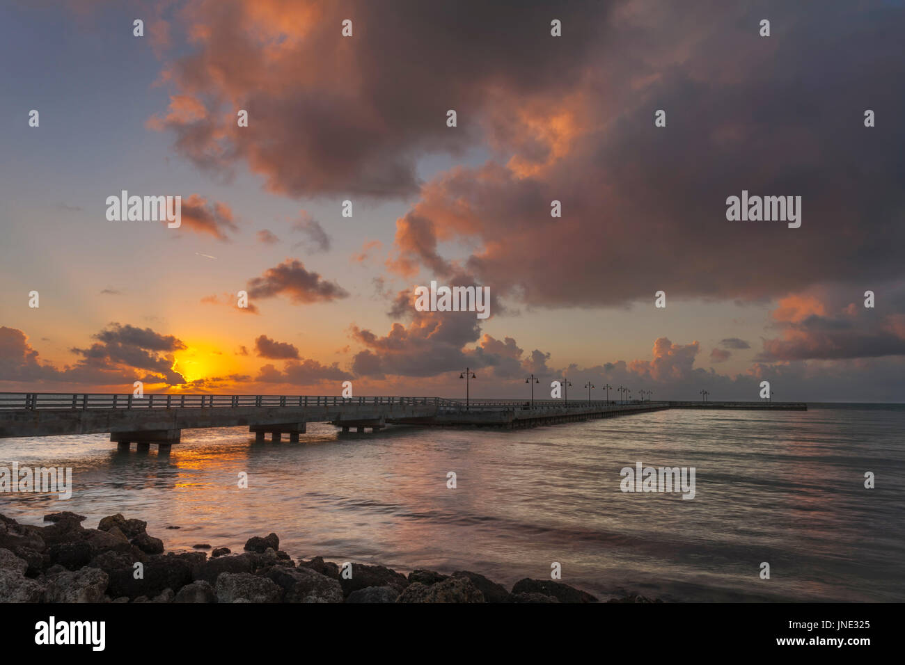Sunset pier key west hi-res stock photography and images - Alamy
