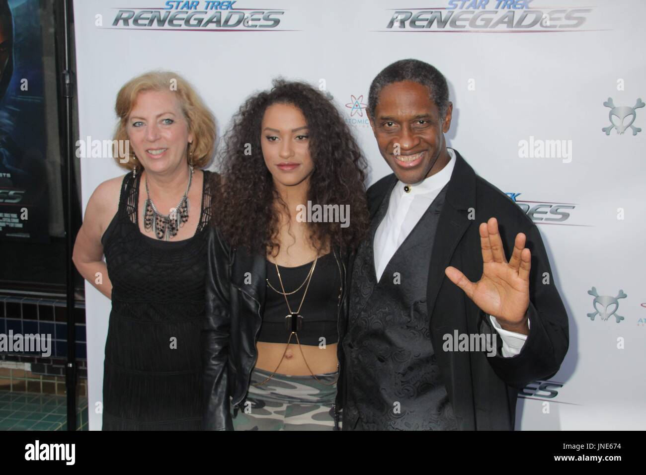 Deborah Hartwell, Madison Russ, Tim Russ 08/01/2015 The Premiere of ...