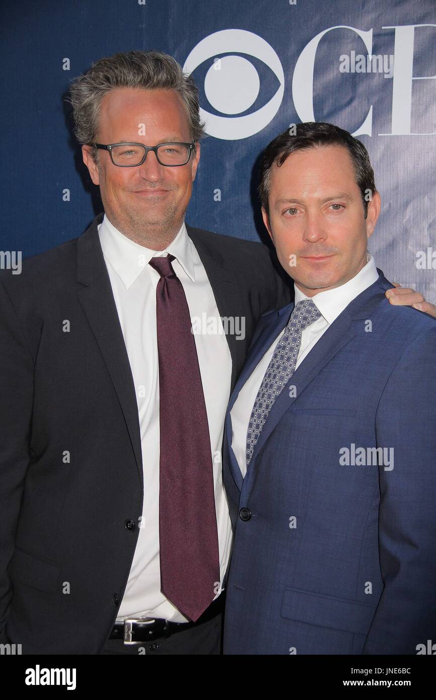 Matthew Perry, Thomas Lennon 08/10/2015 CBS, the CW and Showtime 2015 ...