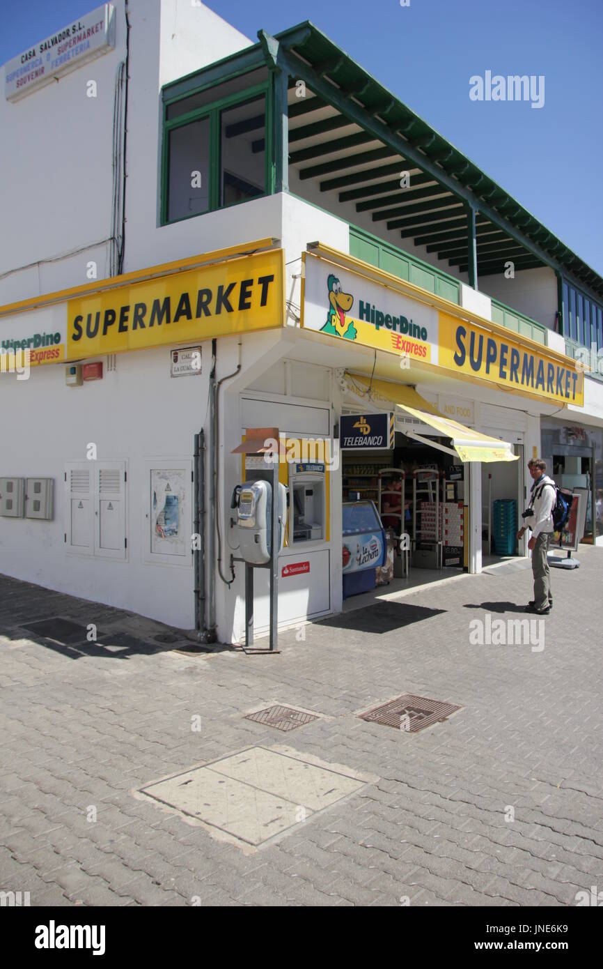 Playa Blanca Lanzarote Shop High Resolution Stock Photography and ...