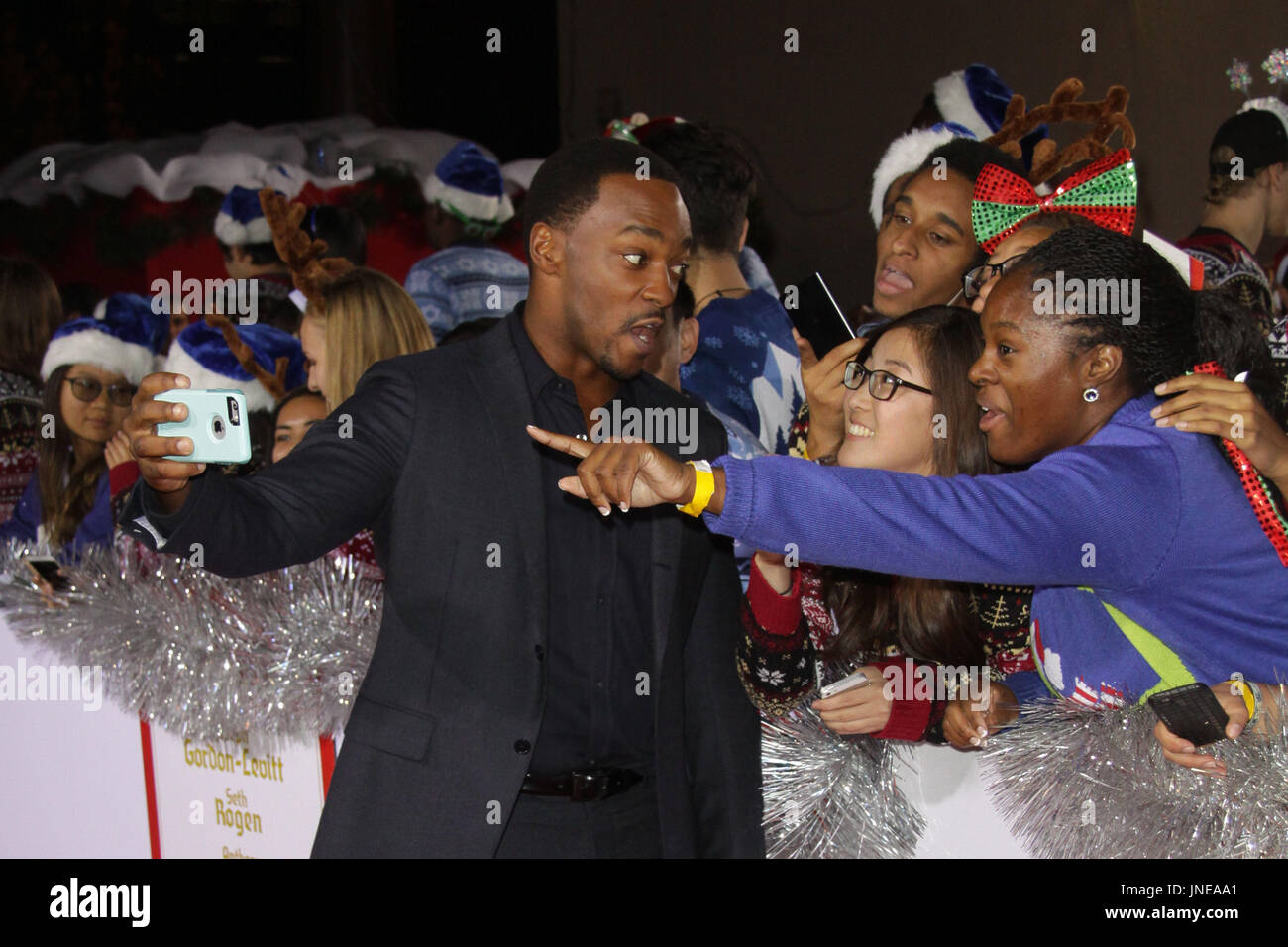 Anthony Mackie 11/18/2015 The Festive World Premiere of "The Night ...