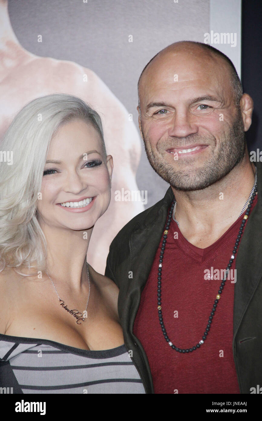 Mindy Robinson, Randy Couture 11/19/2015 The Los Angeles World Premiere ...