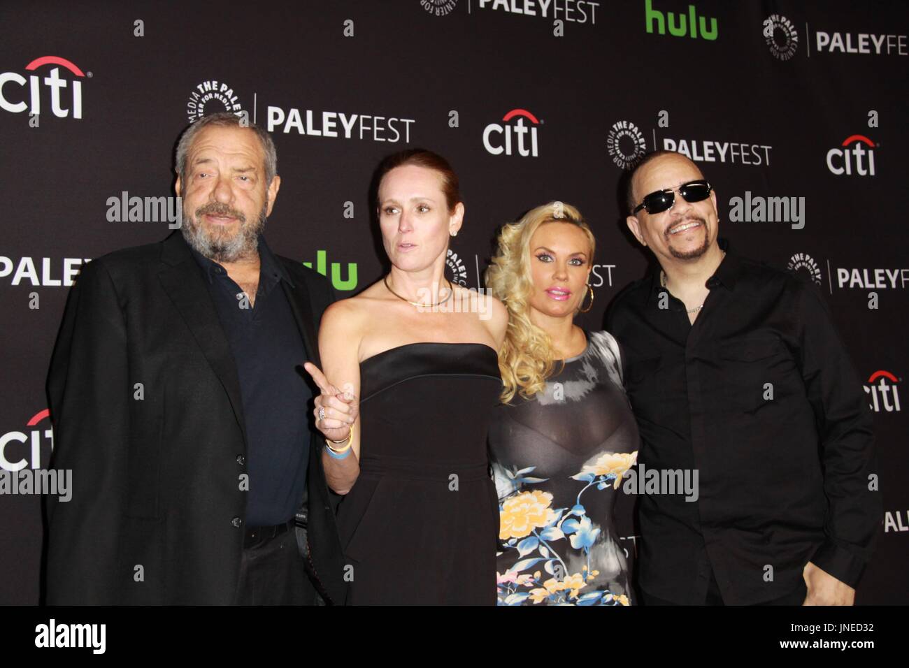 Dick Wolf, Noelle Lippman, Coco Austin, Ice-T 03/19/2016 PaleyFest 2016 ...