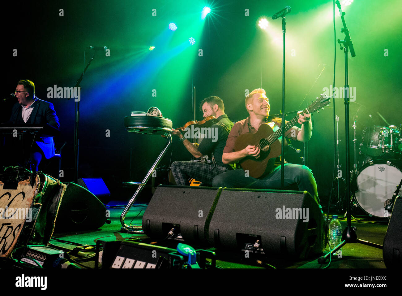 Cambridge, UK. 29th July, 2017. CC Smugglers performs at the Cambridge ...