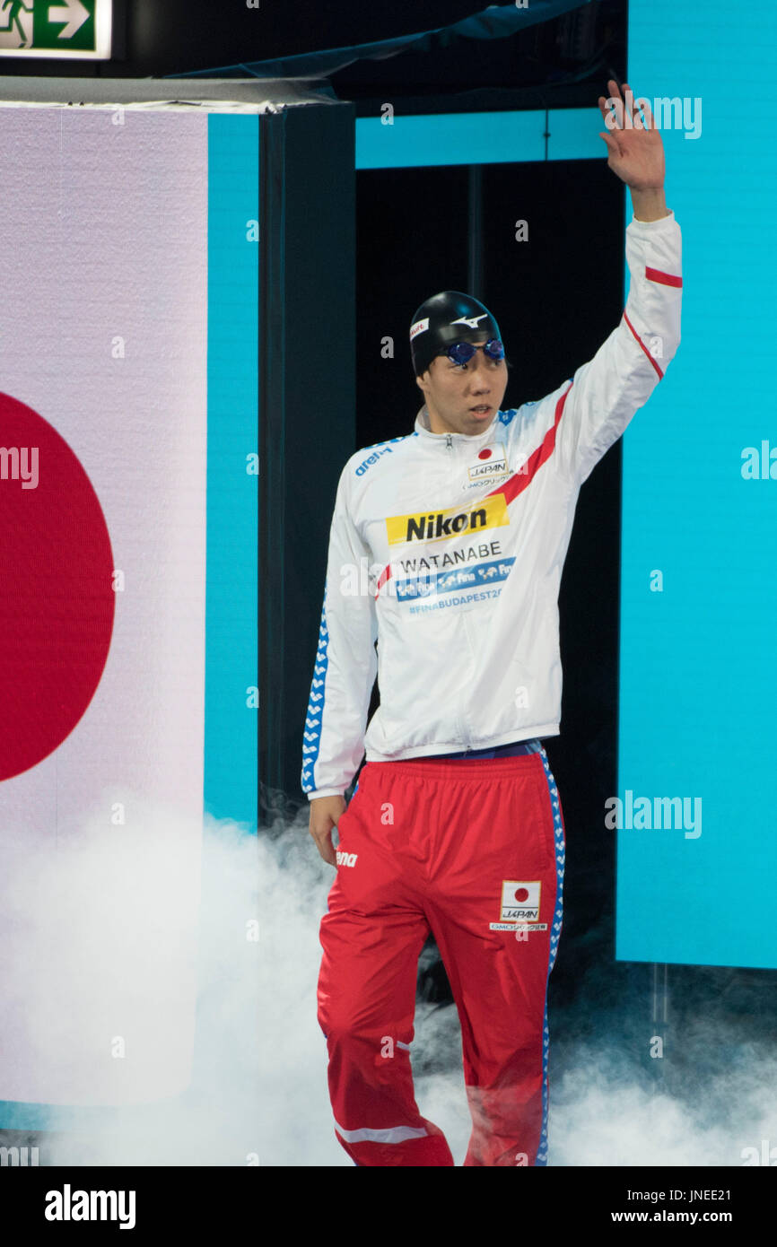 Budapest, Hungary. 28th July, 2017. Ippei Watanabe (JPN) Swimming ...