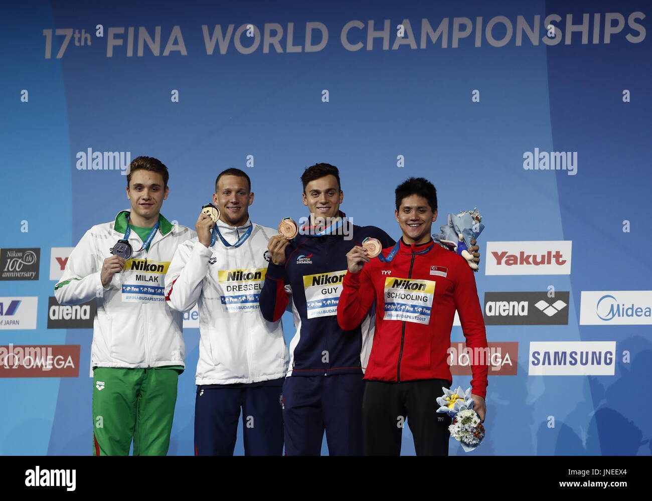 Caeleb dressel ceremony fina hi-res stock photography and images - Alamy