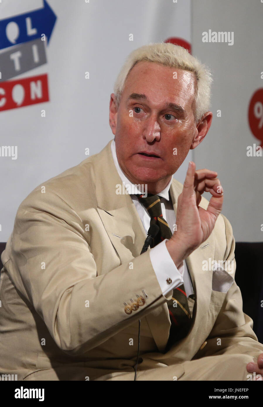 Pasadena, Ca. 29th July, 2017. Roger Stone pictured during Weed Nation ...