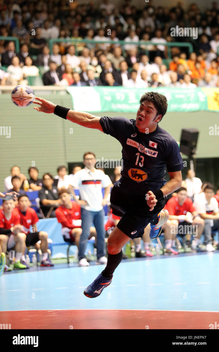 Tokyo, Japan. 29th July, 2017. Kenya Kasahara (JPN) Handball :Men's ...