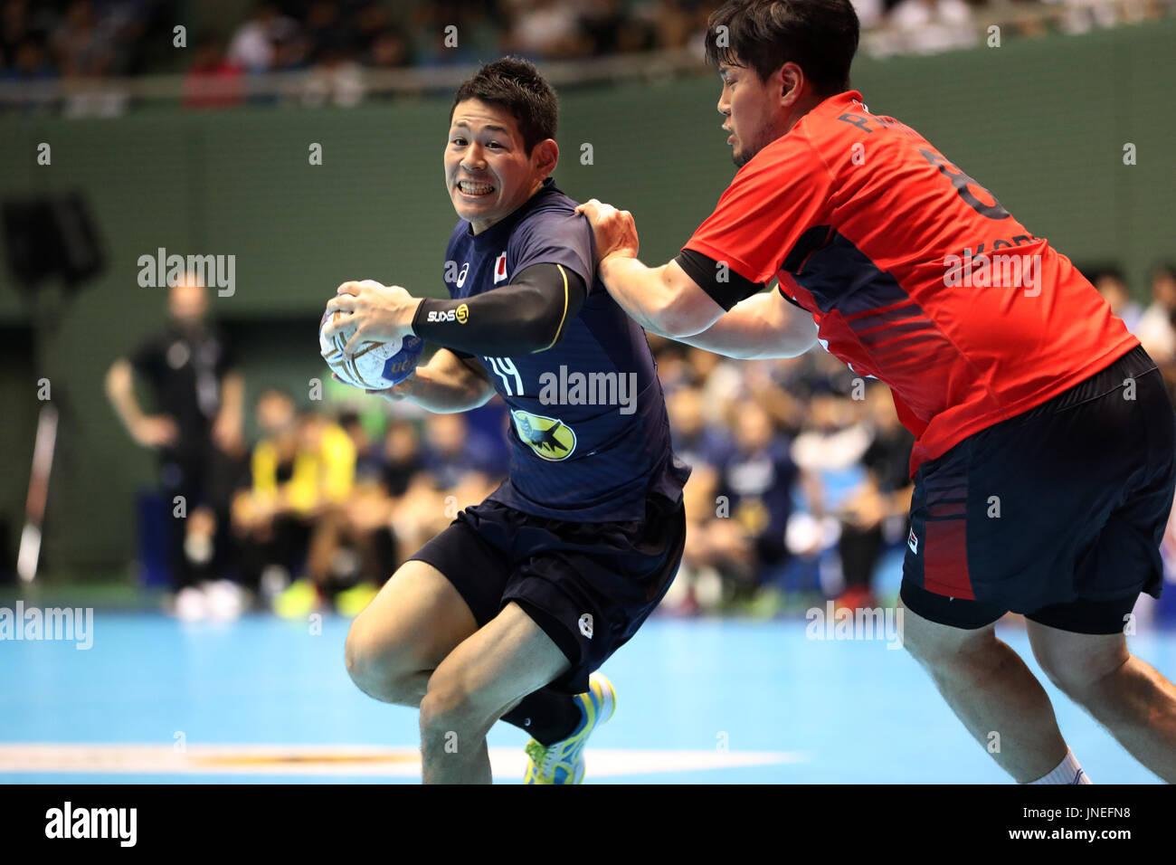 Tokyo, Japan. 29th July, 2017. Shinnosuke Tokuda (JPN) Handball :Men's ...