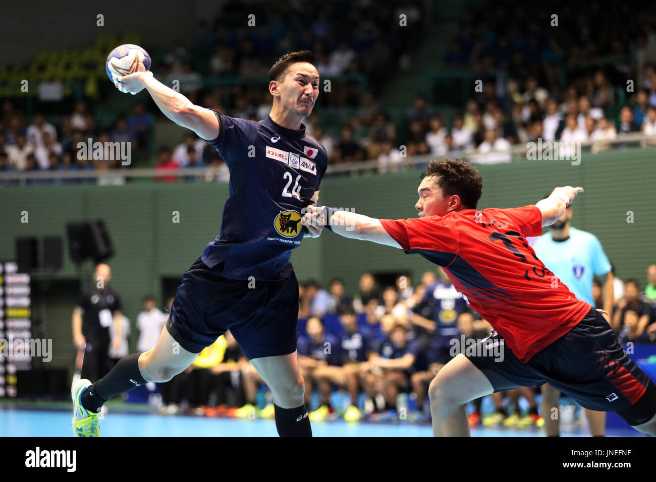 Tokyo, Japan. 29th July, 2017. Hiroki Shida (JPN) Handball :Men's ...