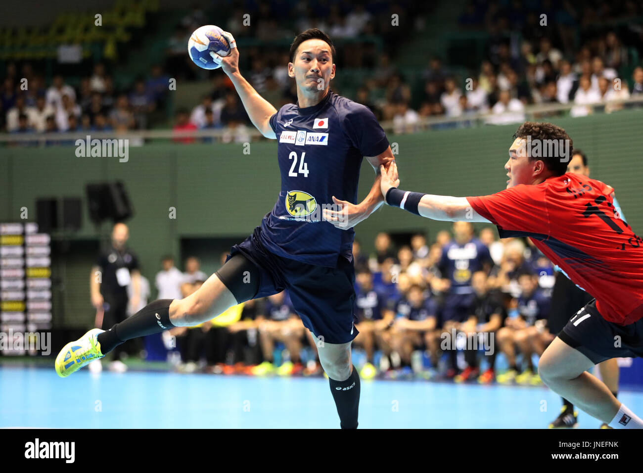 Tokyo, Japan. 29th July, 2017. Hiroki Shida (JPN) Handball :Men's ...
