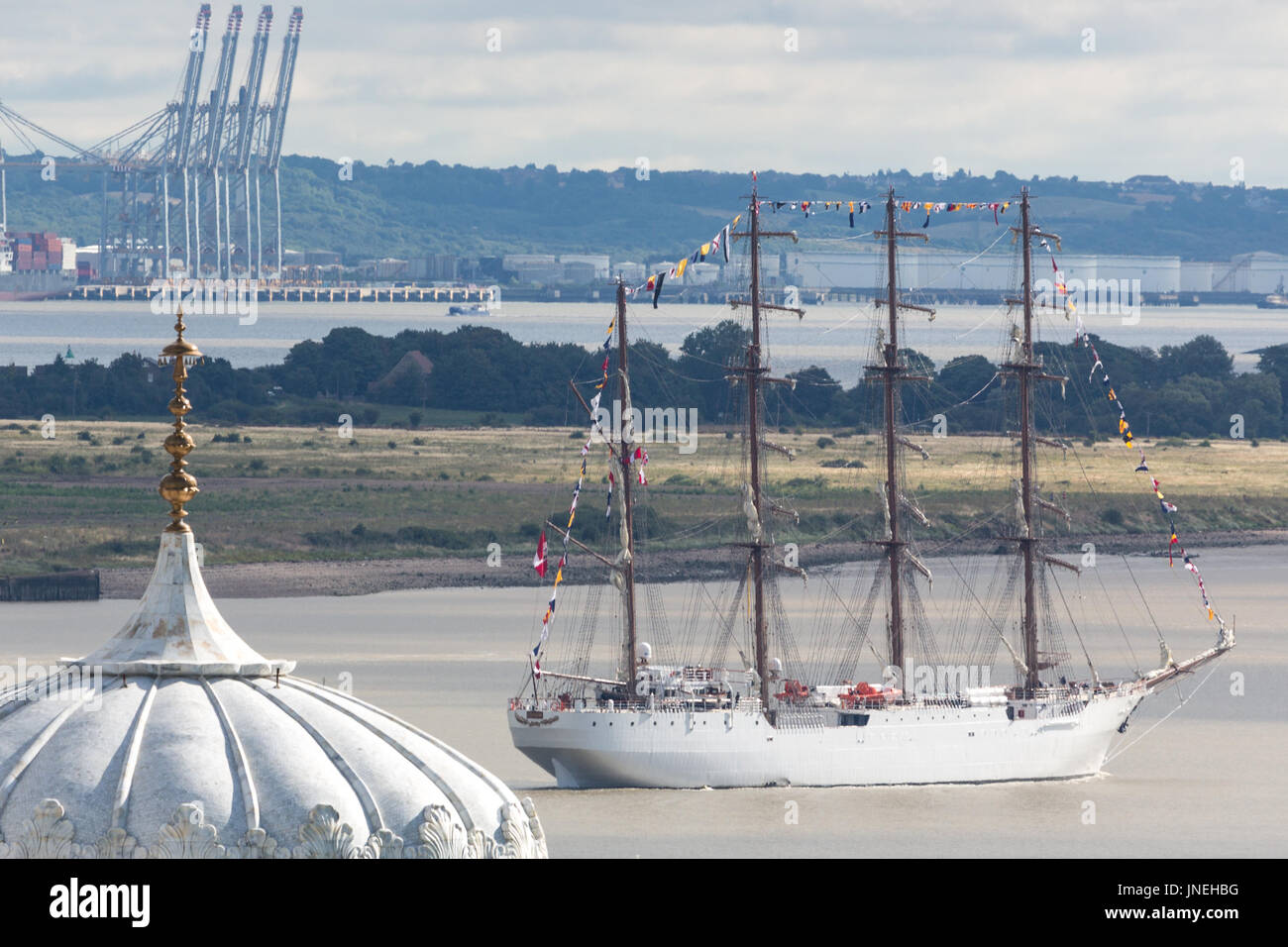 Woolwich, London, United Kingdom. 30th July, 2017. BAP Union passing a ...