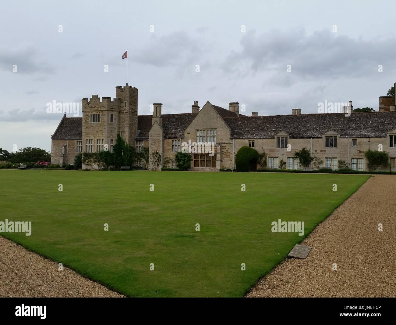 Rockingham, Midlands, UK. 29 July, 2017. UK Weather: a cloudy evening ...