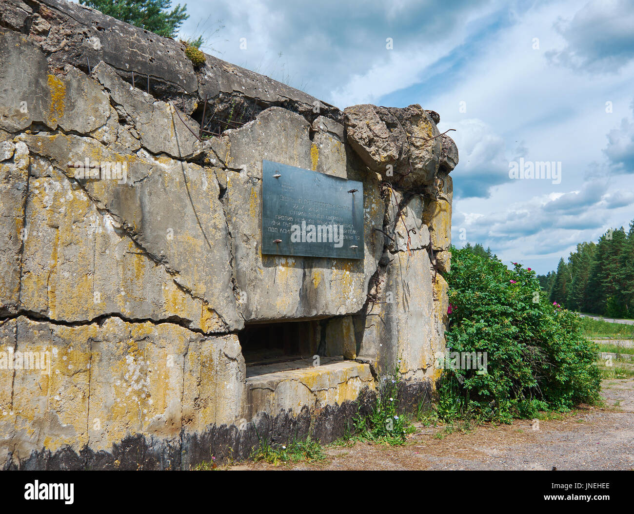 Soviet Army Abandoned military facility World War II Pillbox- the ...