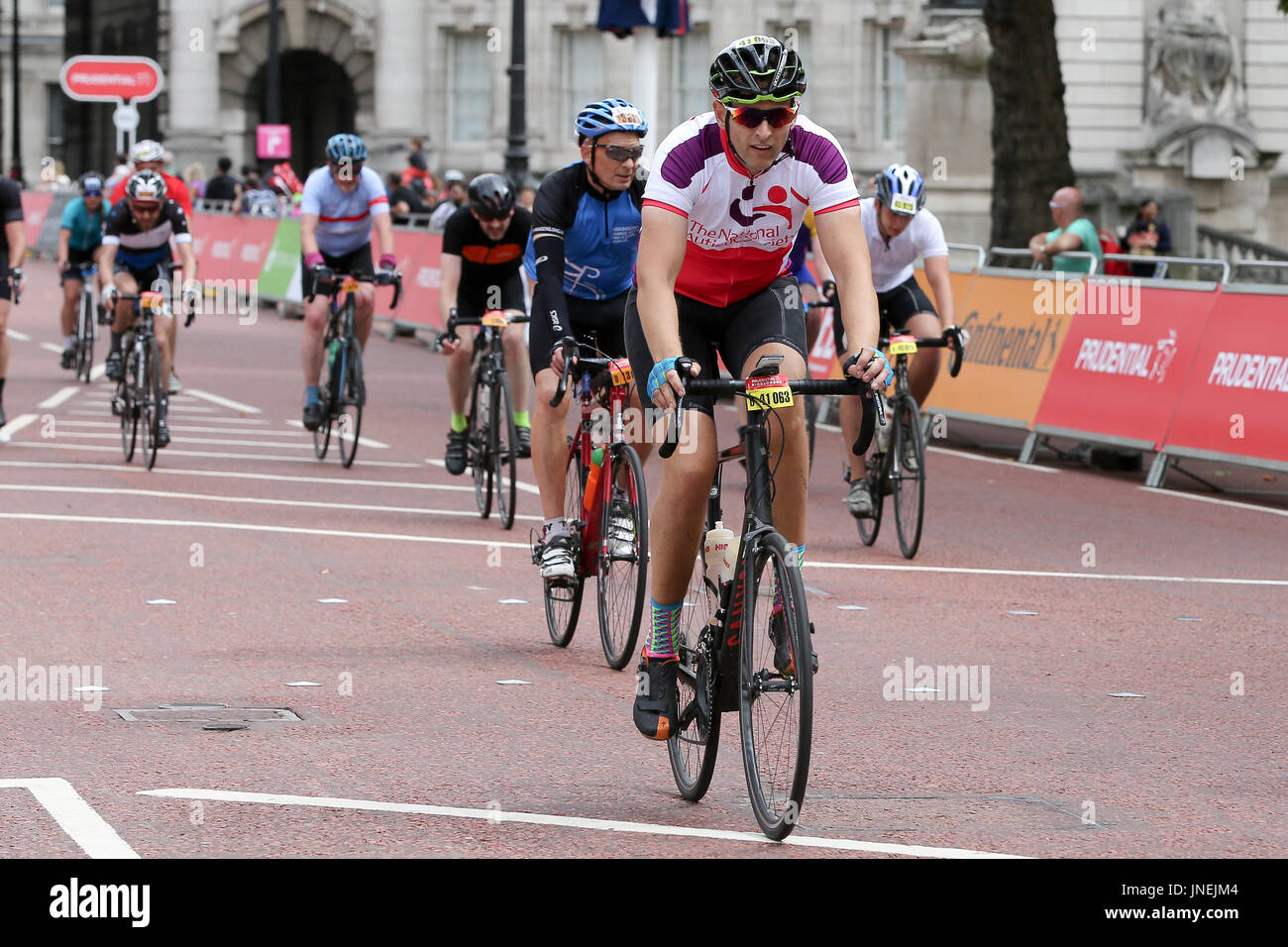 The Mall. London. UK 30 July 2017 - Riders on The Mall in the ...