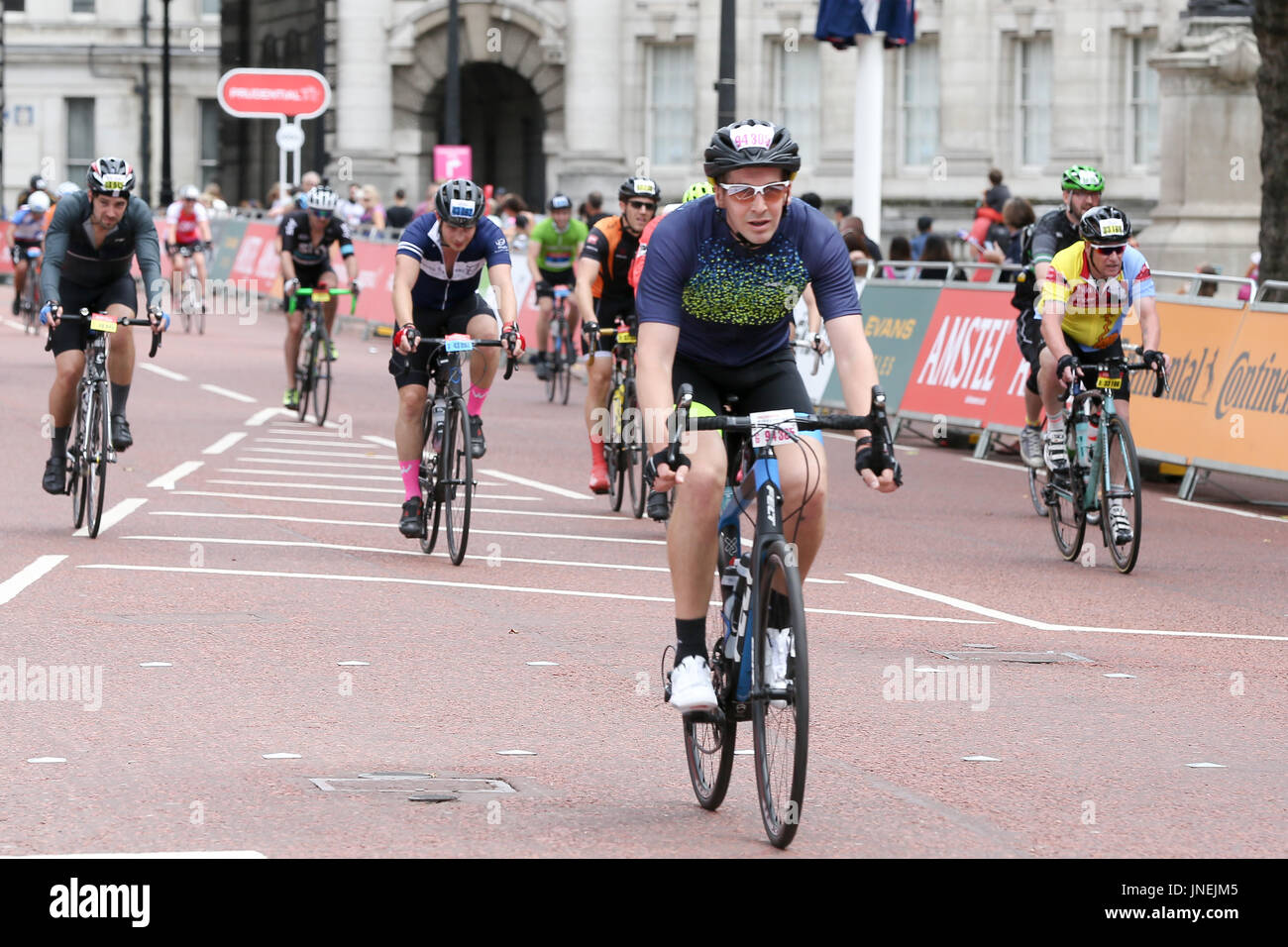 The Mall. London. UK 30 July 2017 - Riders on The Mall in the ...