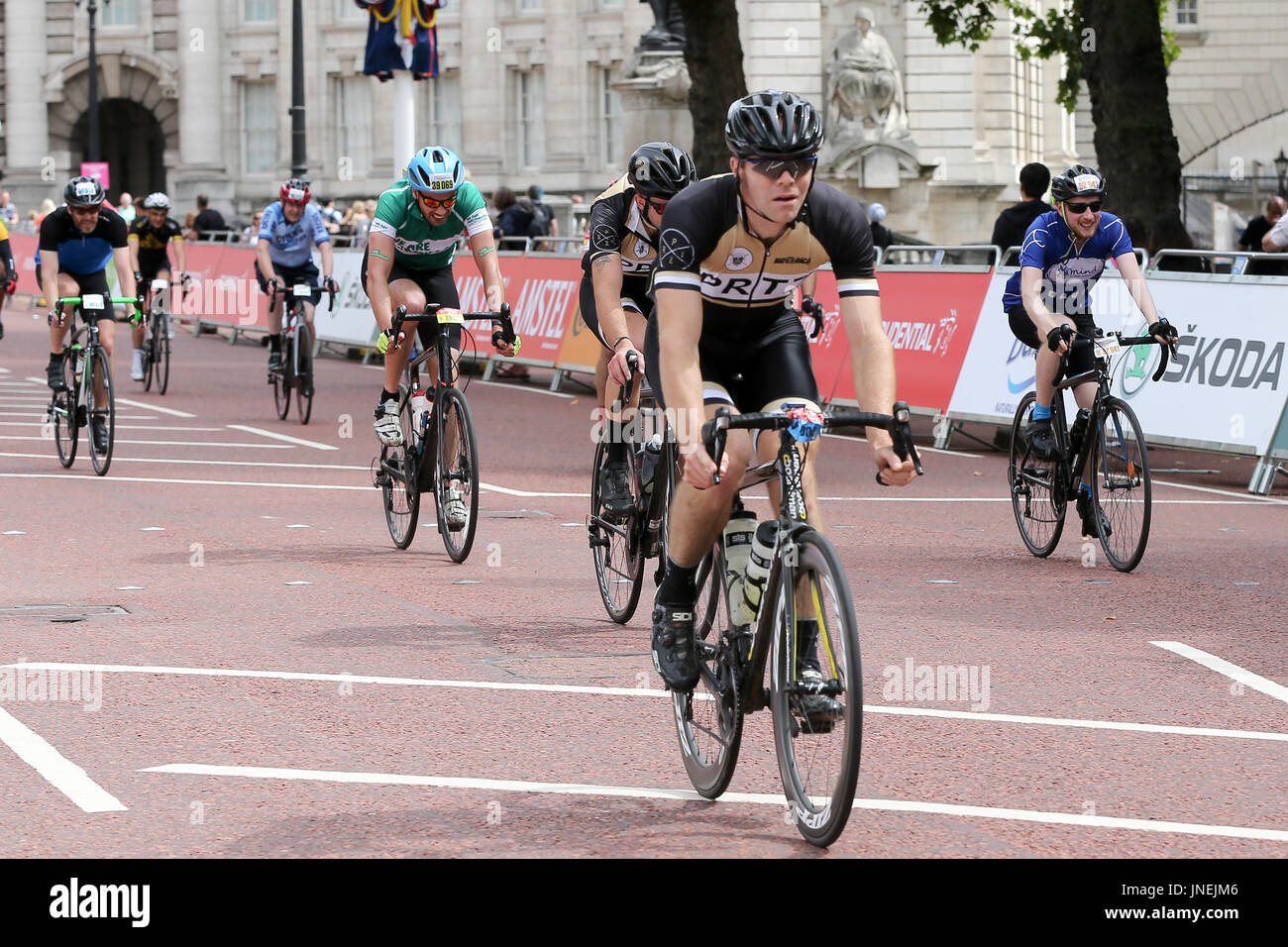The Mall. London. UK 30 July 2017 - Riders on The Mall in the ...