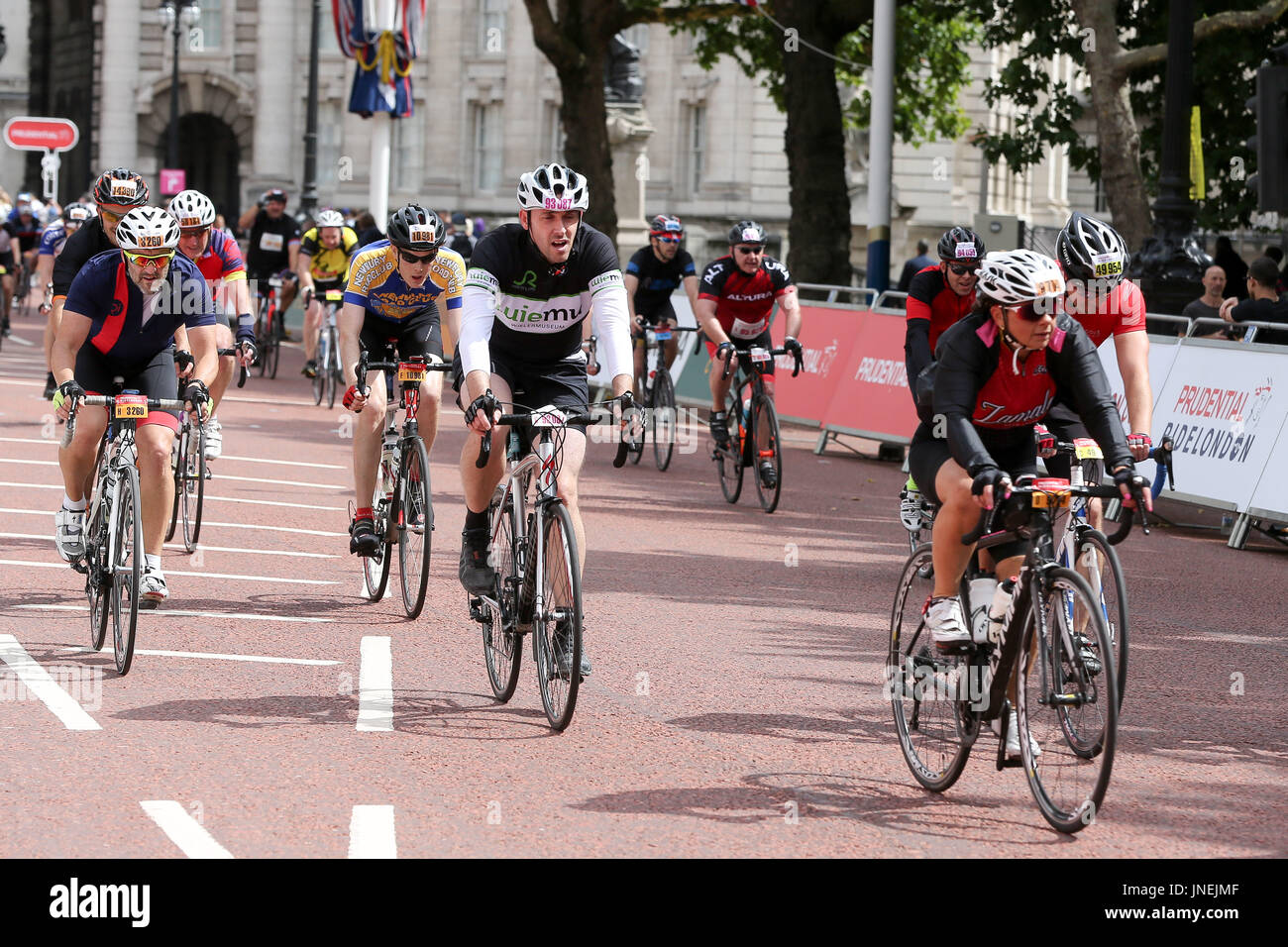 The Mall. London. UK 30 July 2017 - Riders on The Mall in the ...