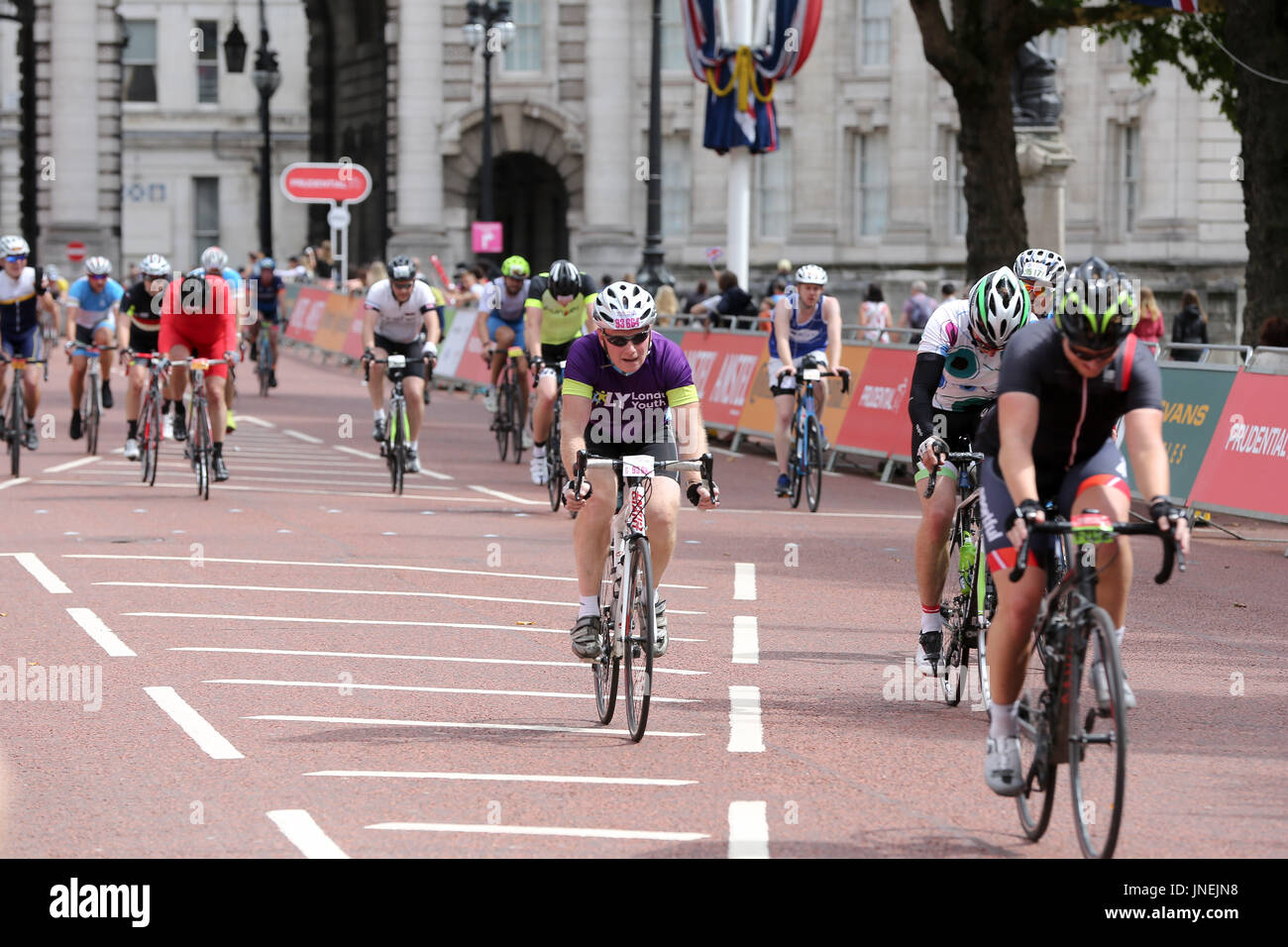 The Mall. London. UK 30 July 2017 - Riders on The Mall in the ...