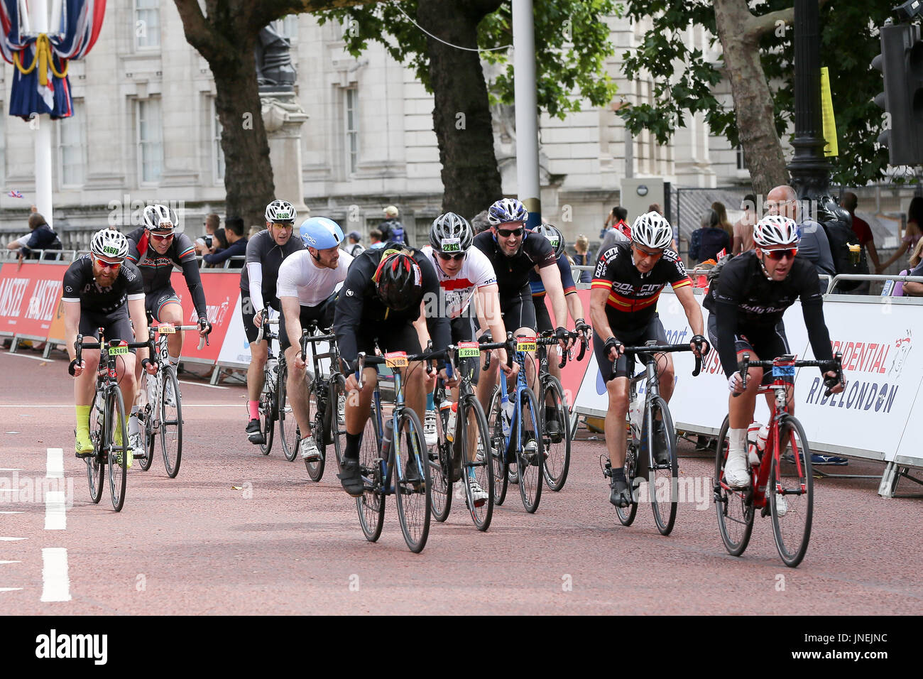 The Mall. London. UK 30 July 2017 - Riders on The Mall in the ...