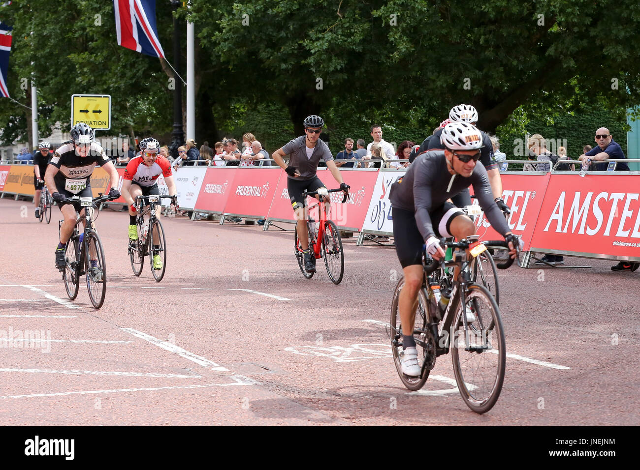 The Mall. London. UK 30 July 2017 - Riders on The Mall in the ...