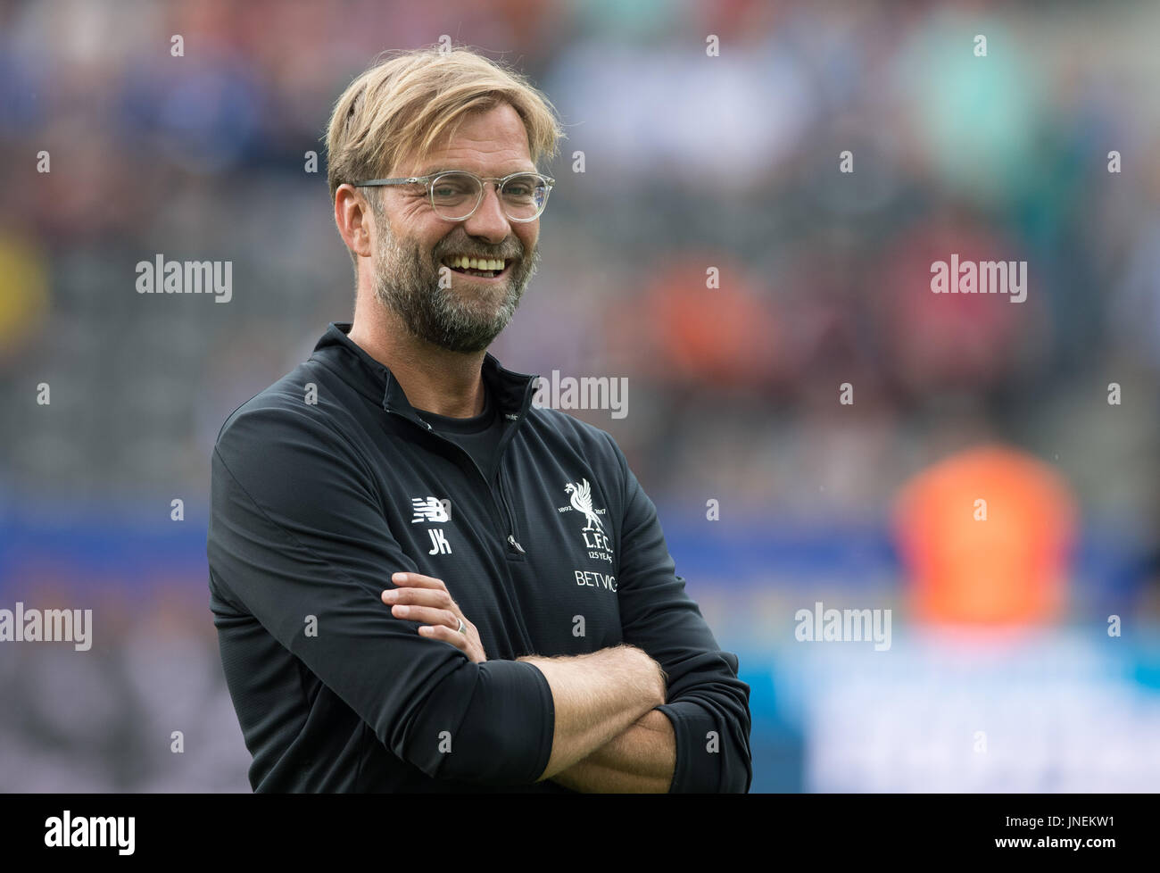Berlin, Germany. 29th July, 2017. Liverpool's coach Juergen klopp is ...